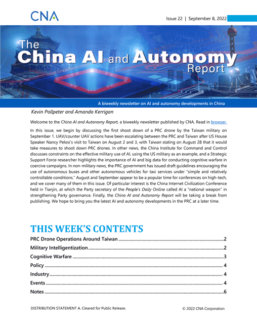 Issue 22, September 8, 2022 | CNA