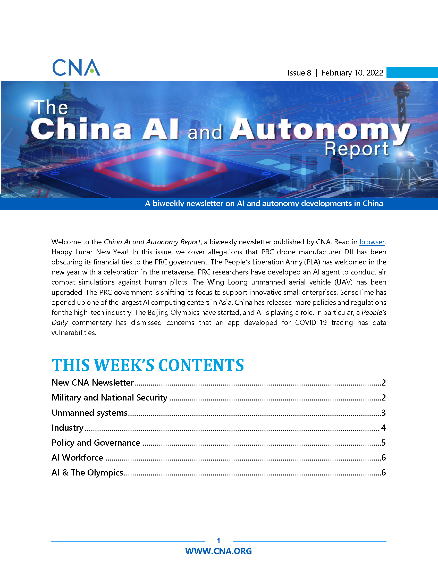 Issue 8, February 10, 2022 | CNA