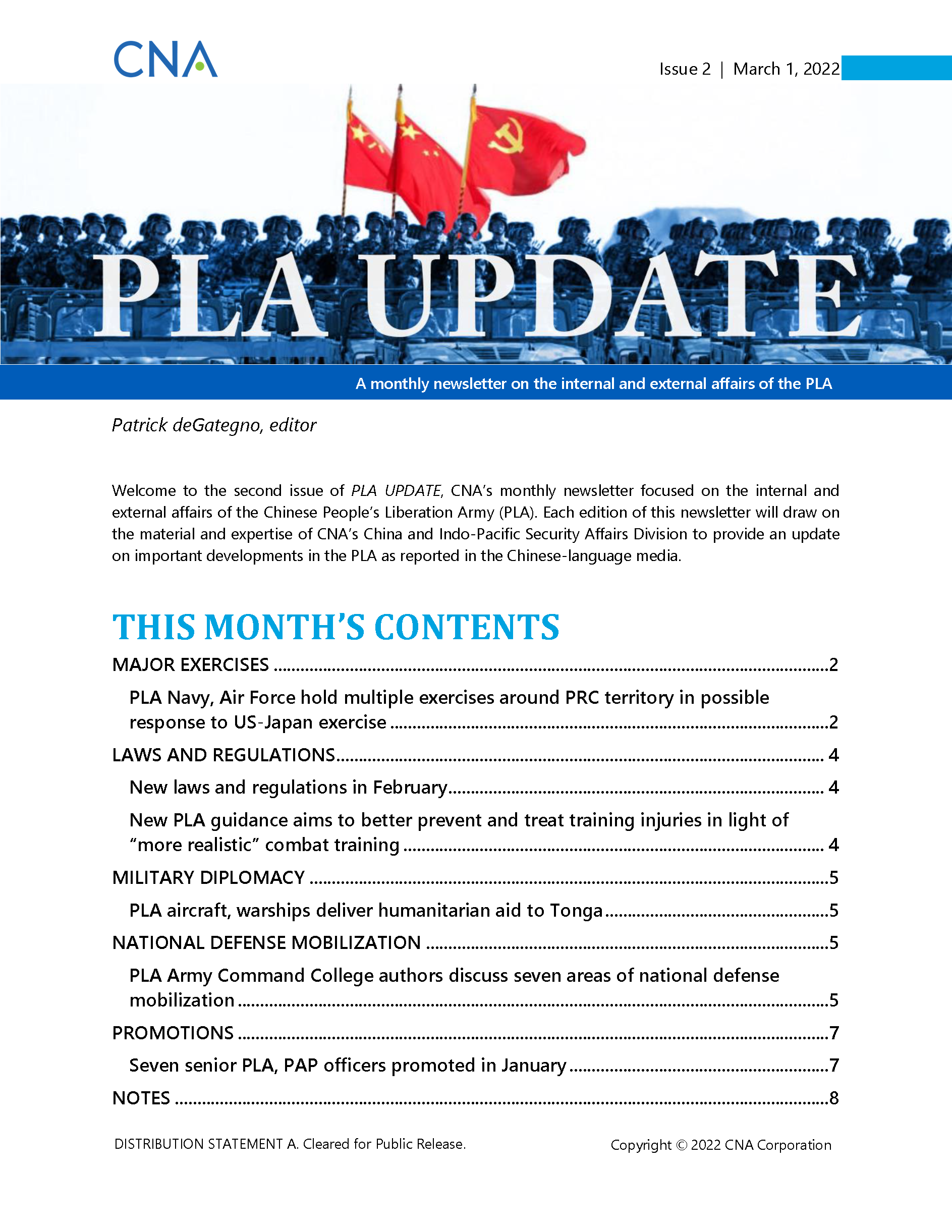 Issue 3, April 4, 2022 | CNA