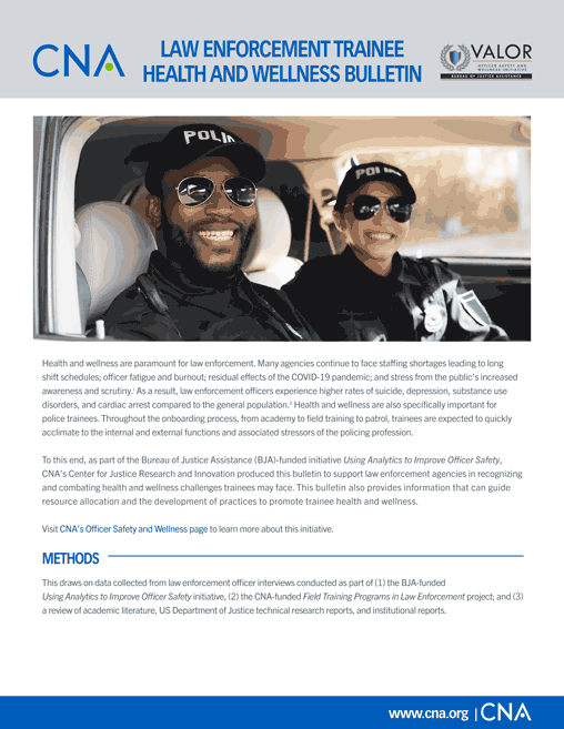 Center for Justice Research and Innovation | CNA